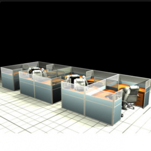 โต๊ะทำงานกลุ่ม (ไม่รวมเก้าอี้) JIGSAW B104 SET - ninetdfurniture.com