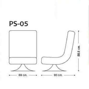 เก้าอี้โซฟา PS-05 - ninetdfurniture.com