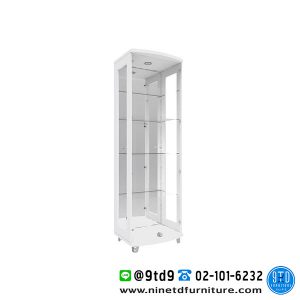 ตู้โชว์ 2 บานเปิดกระจกใส CB-009 - ninetdfurniture.com