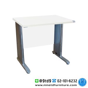 โต๊ะทำงานขาเหล็ก SL080-SL080/75 ขนาด 80 CM. - ninetdfurniture.com