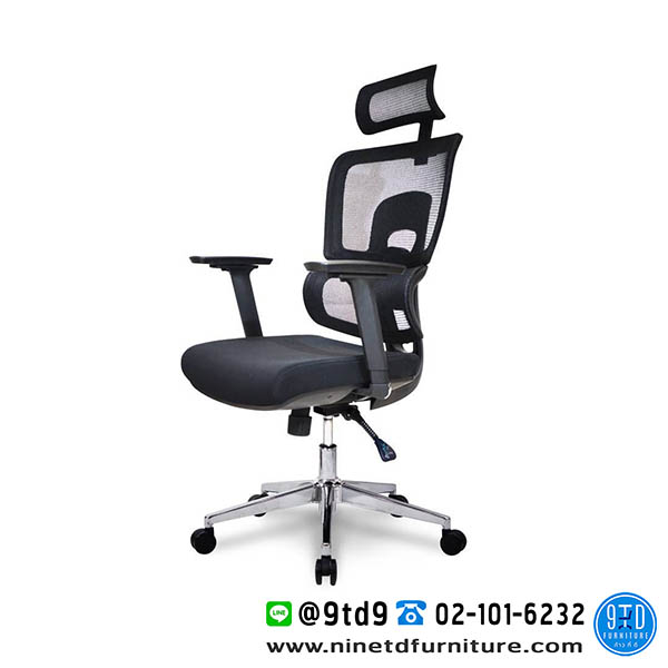 เก้าอี้ทำงานเพื่อสุขภาพ พนักพิงสูง "MERDOZ" PL-1881 - ninetdfurniture.com